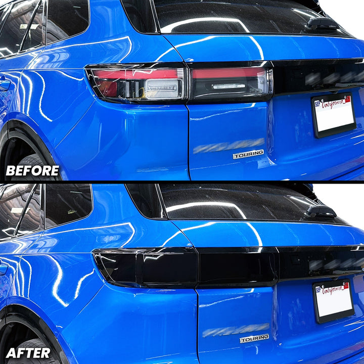 Rear Brake Tail Light Turn Signal and Reverse Light Pre-cut Overlay Ti ...