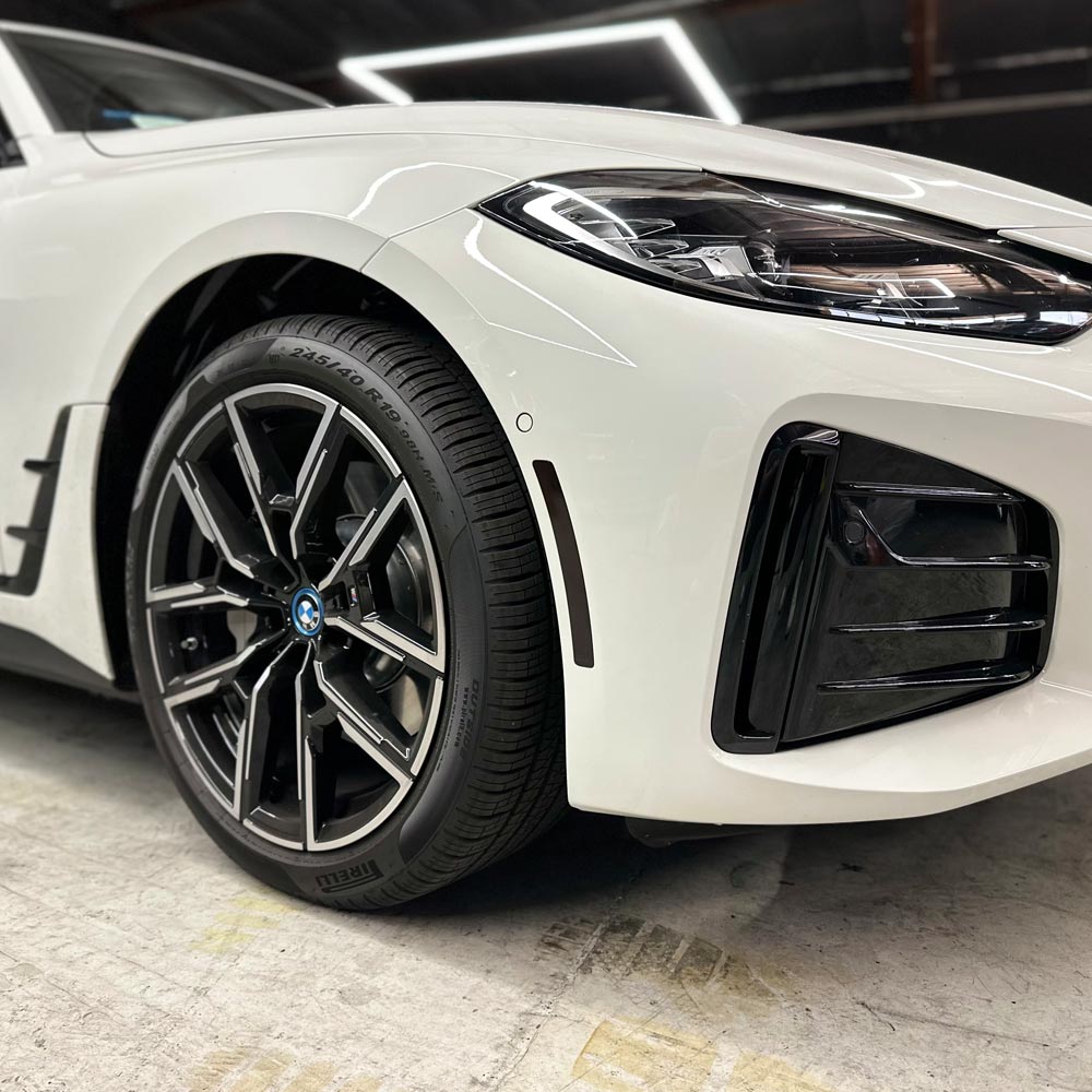 2021-2024 BMW i4 e35 e40 m50 Front Bumper Reflector Pre-Cut Overlay SM ...