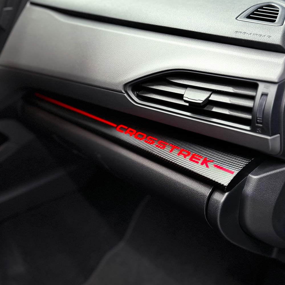 Pinstripe WRX Logo Dashboard Overlay for Subaru Crosstrek 2018-2023 ...