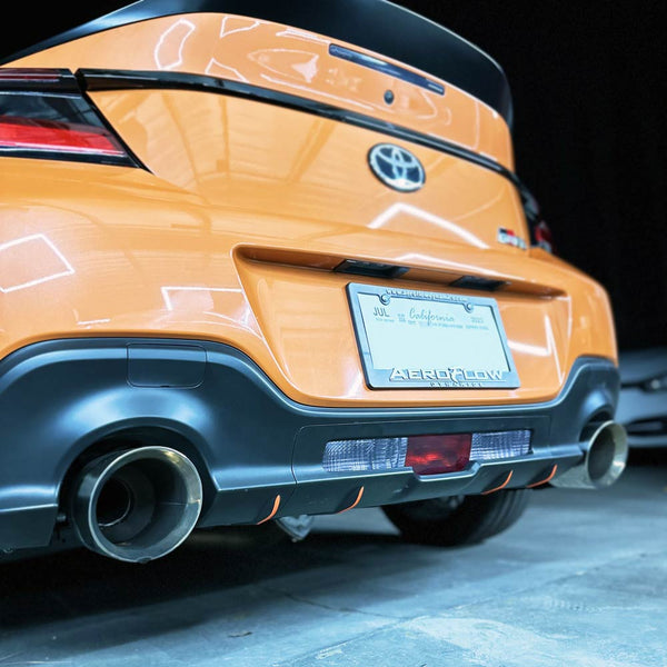 2022+ Toyota GR86 Rear Bumper Diffuser Pin-stripe Pre-cut Overlay ...