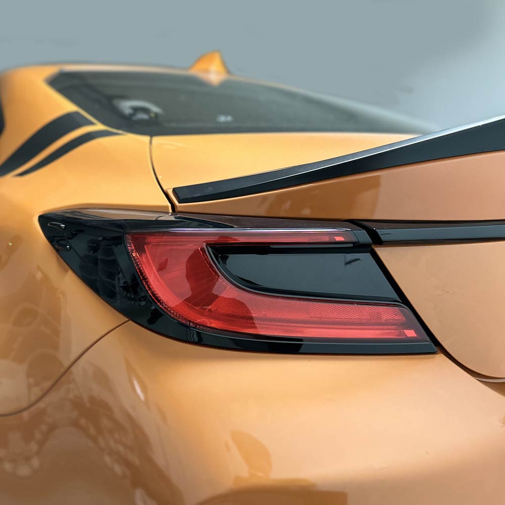 2022+ Toyota GR86 Smoked Tail Light Turn Signal Pre-Cut Overlay Smoked ...