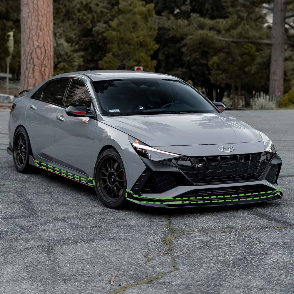Red Pin-Stripe Black Out Kit for 2022+ Hyundai Elantra N ...