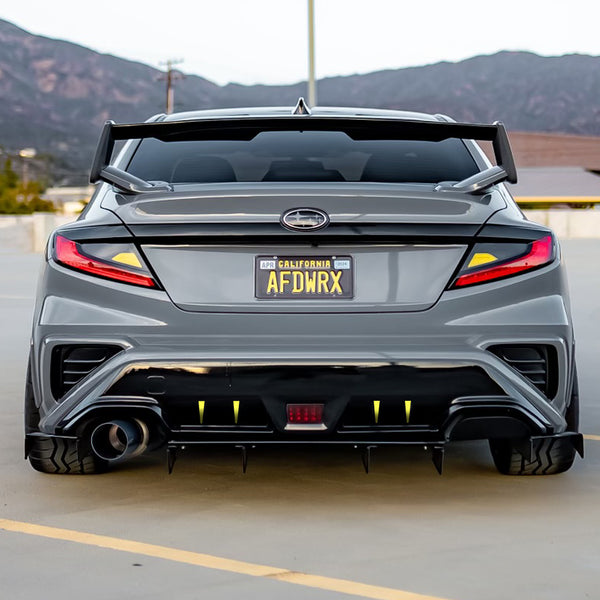 2022+ Subaru WRX Rear Bumper Diffuser Pin-stripe Pre-cut Overlay ...
